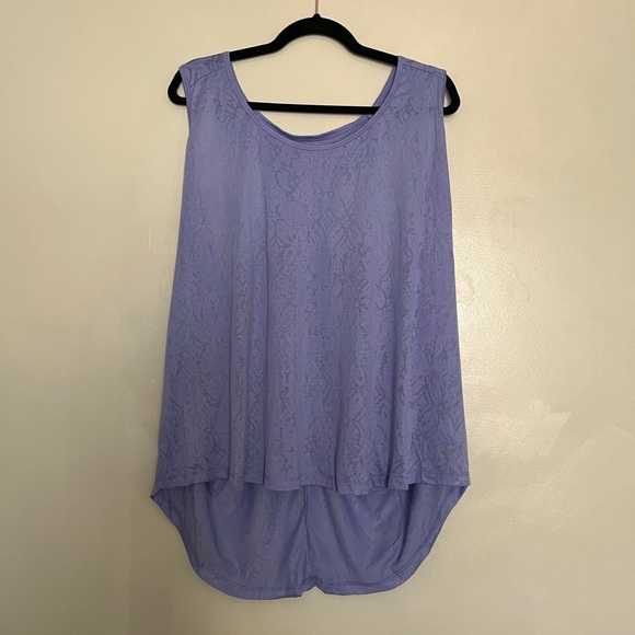 Freely | Tops | Freely Nwt Highlow Sleeveless Burnout Meg Tank | Poshmark